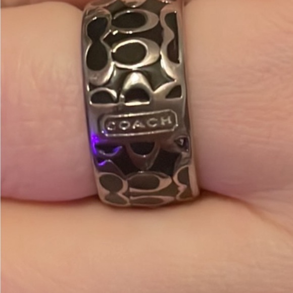 Coach | Jewelry | Coach Signature Ring | Poshmark